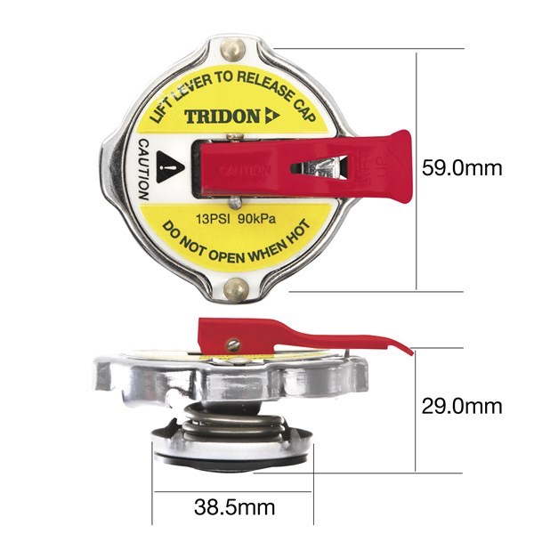 CA16110L - Radiator Caps (Safety Lever) | Tridon