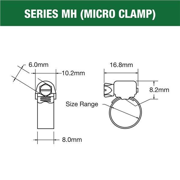 MH004P - MH/HS Series - Perforated Band, Part Stainless Steel | Tridon