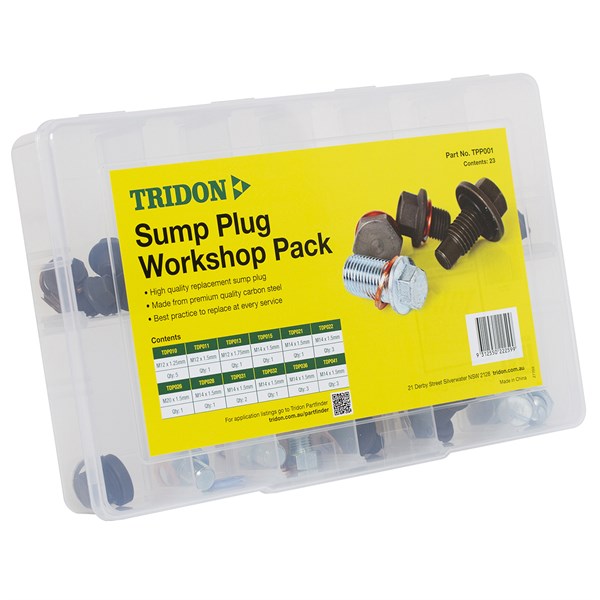 TPP001 - Oil Drain & Sump Plug Trade Packs | Tridon